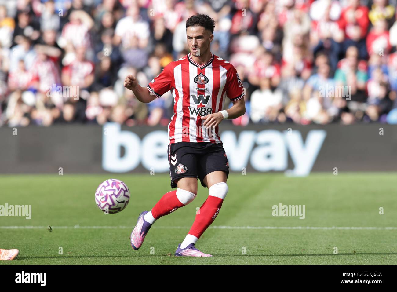 Chemsdine Talbi Of Sunderland during the Premier League match between ...