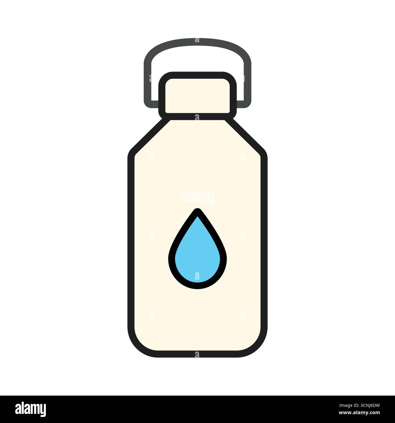 Refillable water bottle Stock Vector Images - Alamy