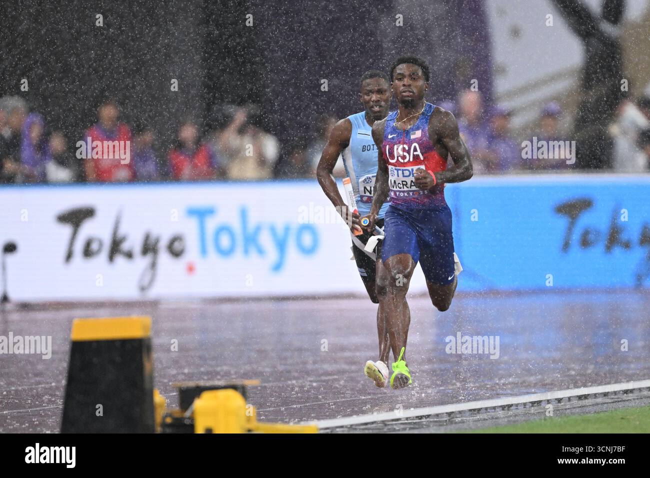 Tokyo, Japan. Credit: MATSUO. 21st Sep, 2025. (L-R) Bayapo NDORI (BOT ...