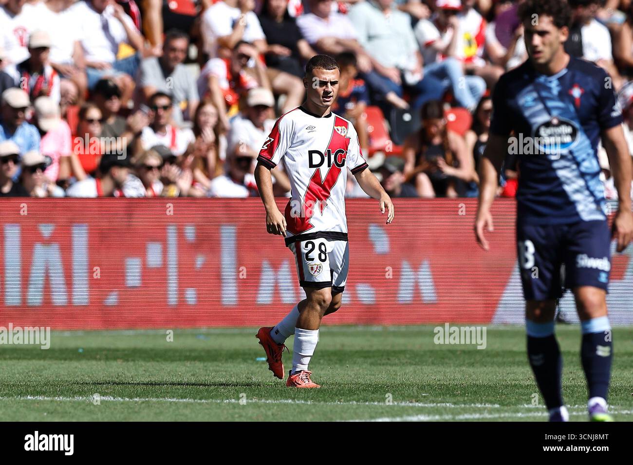 Samu Becerra (RayoVallecano), SEPTEMBER 21, 2025 - Football / Soccer ...