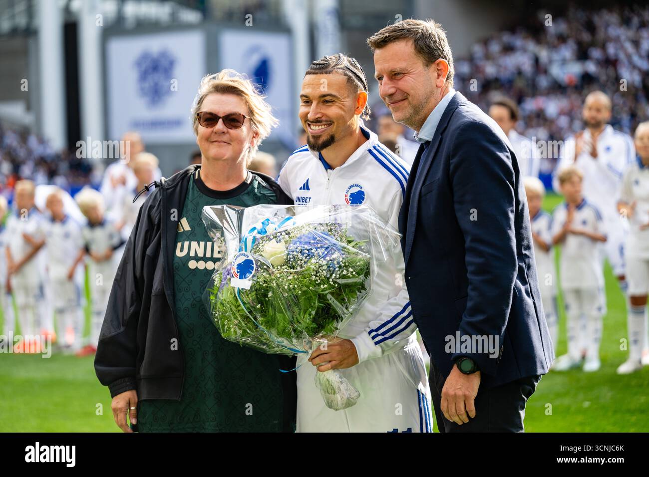 Copenhagen, Denmark. 21st, September 2025. Jordan Larsson of FC ...