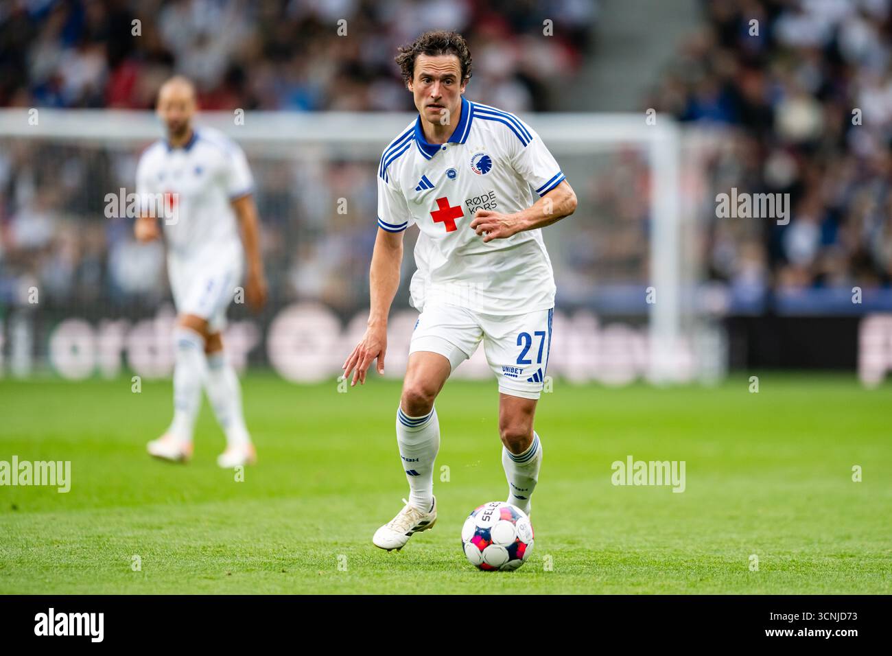 Copenhagen, Denmark. 21st, September 2025. Thomas Delaney (27) of FC ...