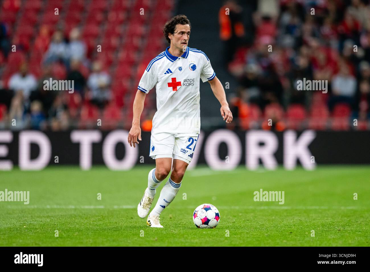 Copenhagen, Denmark. 21st, September 2025. Thomas Delaney (27) of FC ...