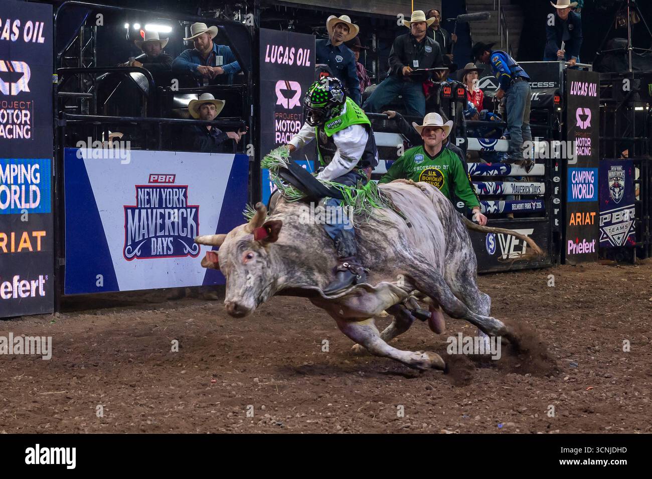 ELMONT, NEW YORK - SEPTEMBER 20: Austin Gamblers' Jose Vitor Leme rides ...