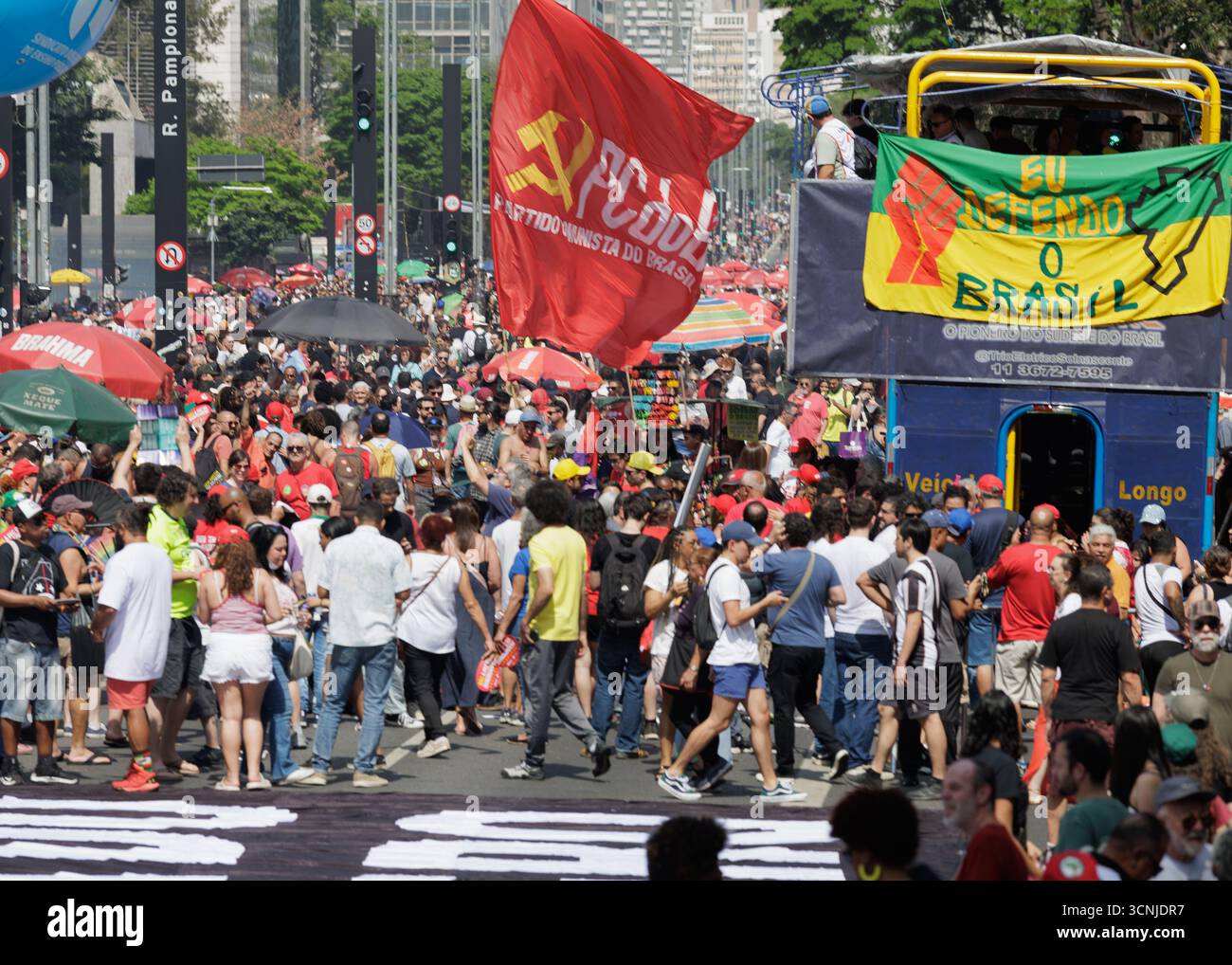 Sao Paulo, Brazil. 21th September, 2025. — POLITICS – AMNESTY/SHIELDING ...