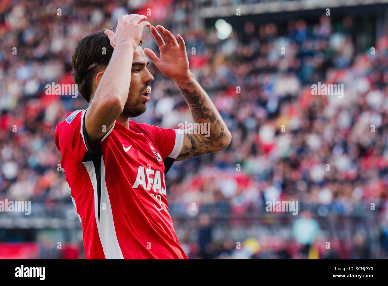 ALKMAAR , 21-09-2025 , AFAS Stadium , season 2025 / 2026 , VriendenLoterij Eredivisie , AZ ...