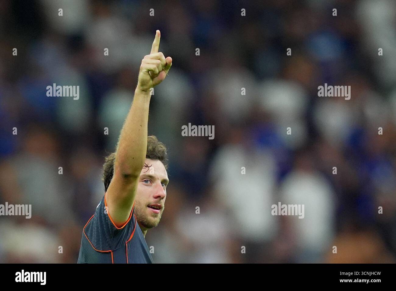 Inter Milan's Carlos Augusto celebrates after scoring 2-0 during the ...
