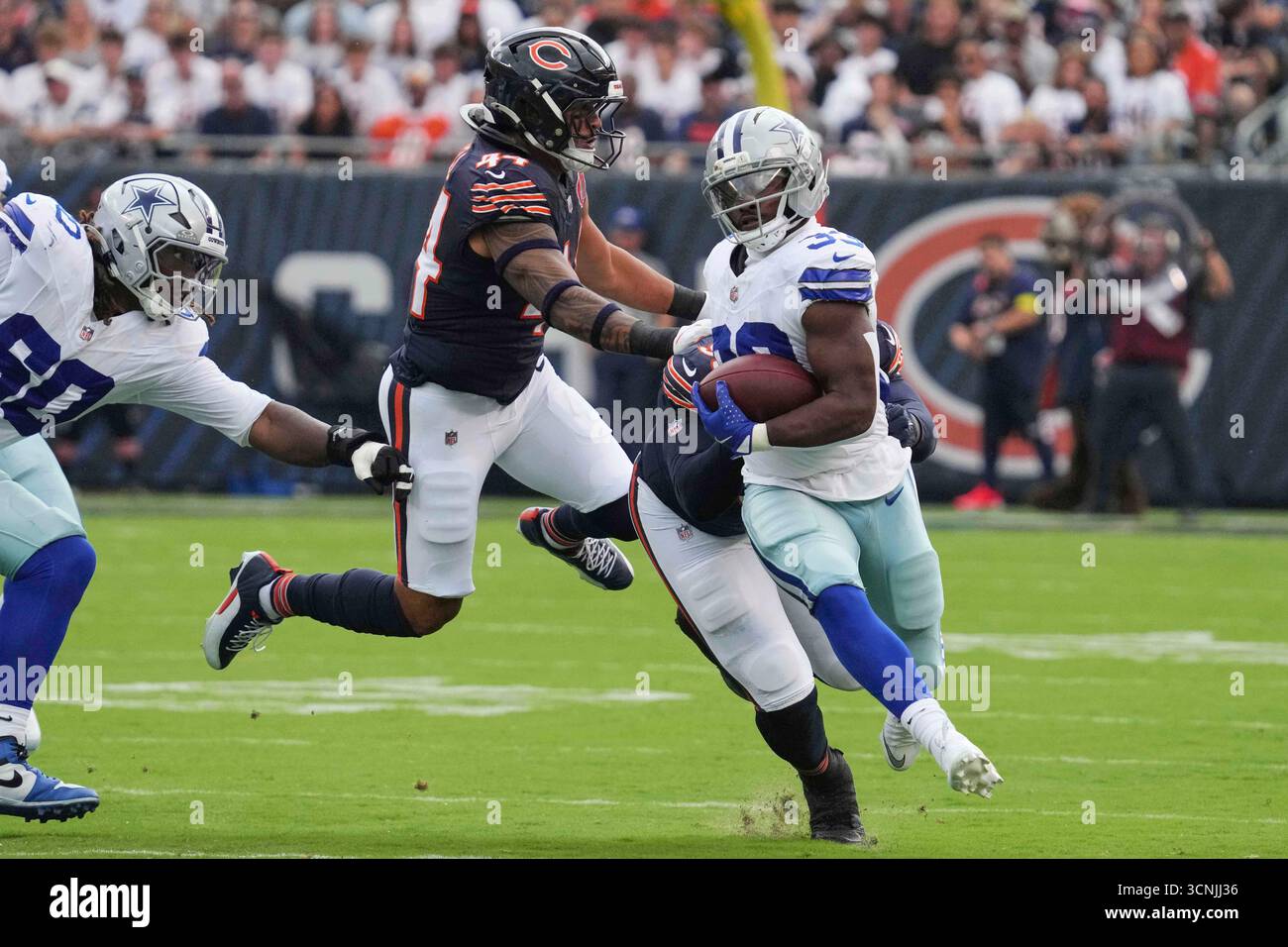 Dallas Cowboys running back Javonte Williams carries the ball as ...