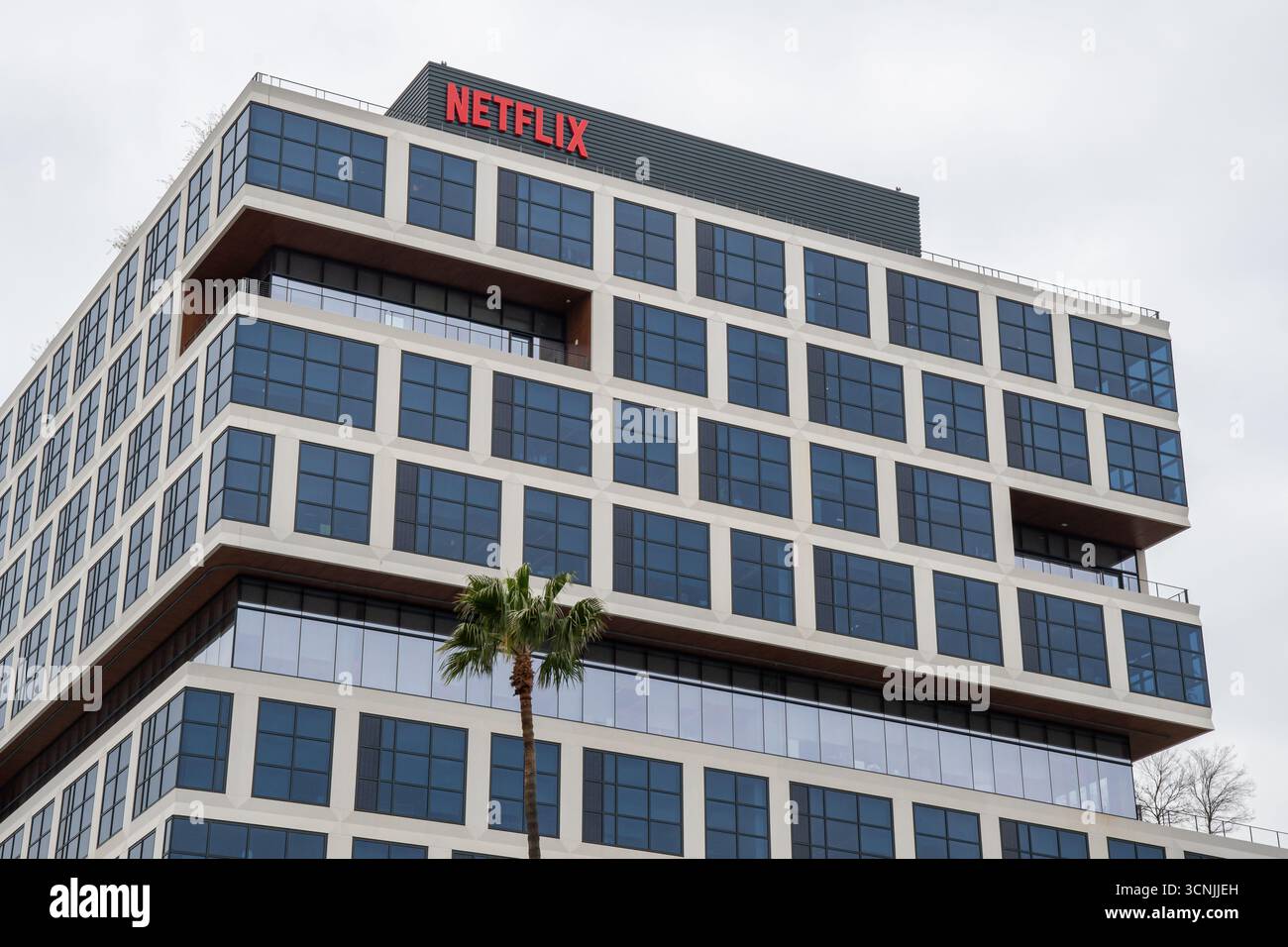 Netflix's Hollywood campus includes the 13-story EPIC building, across ...