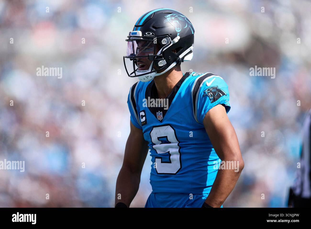 Carolina Panthers quarterback Bryce Young (9) celebrates following a ...