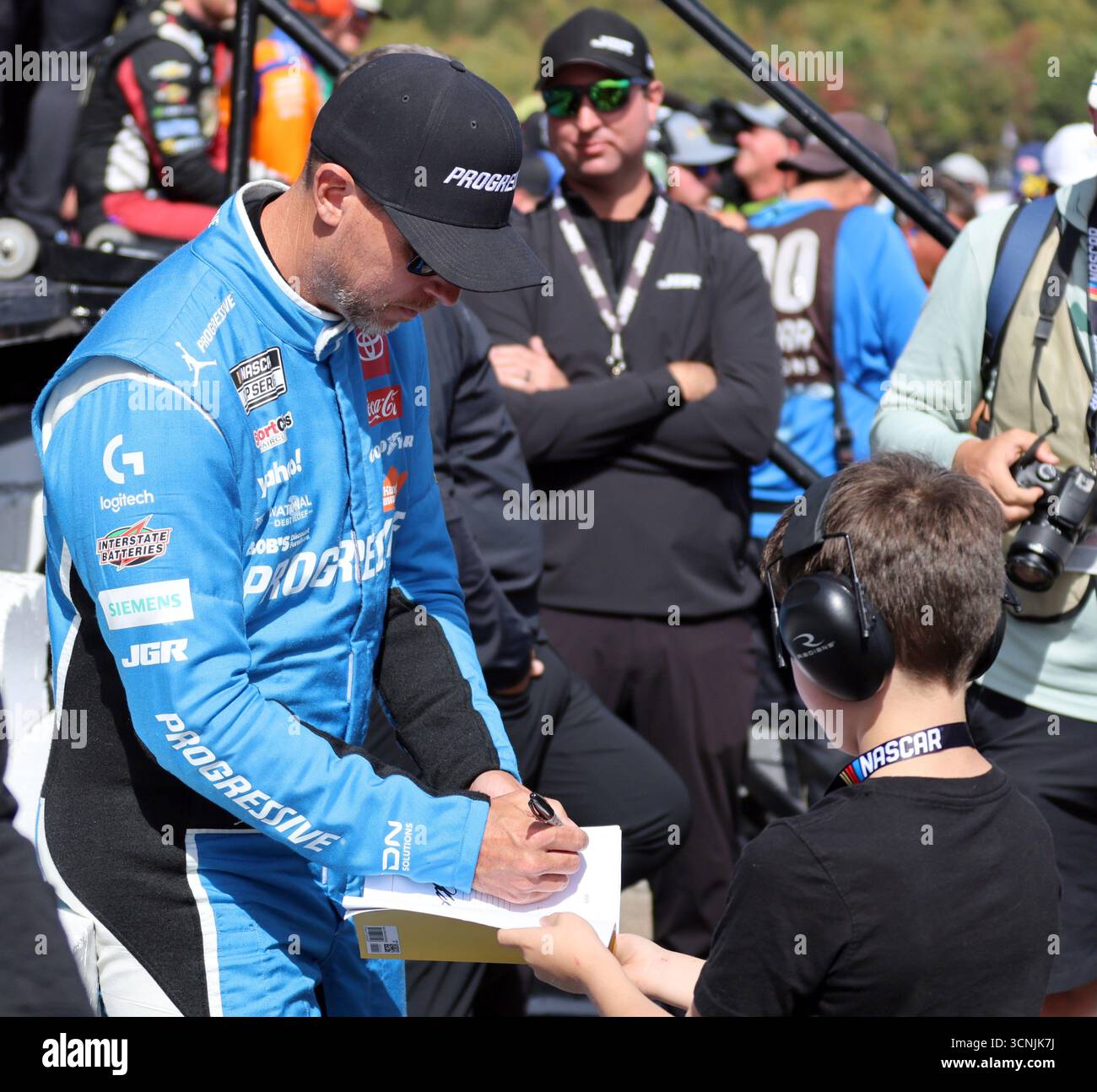 LOUDON, NH - SEPTEMBER 21: Denny Hamlin (#11 Joe Gibbs Racing ...