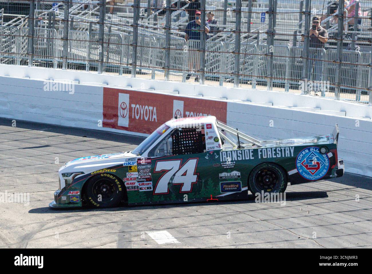 LOUDON, NH - SEPTEMBER 20: Caleb Costner (#74 Mike Harmon Racing ...