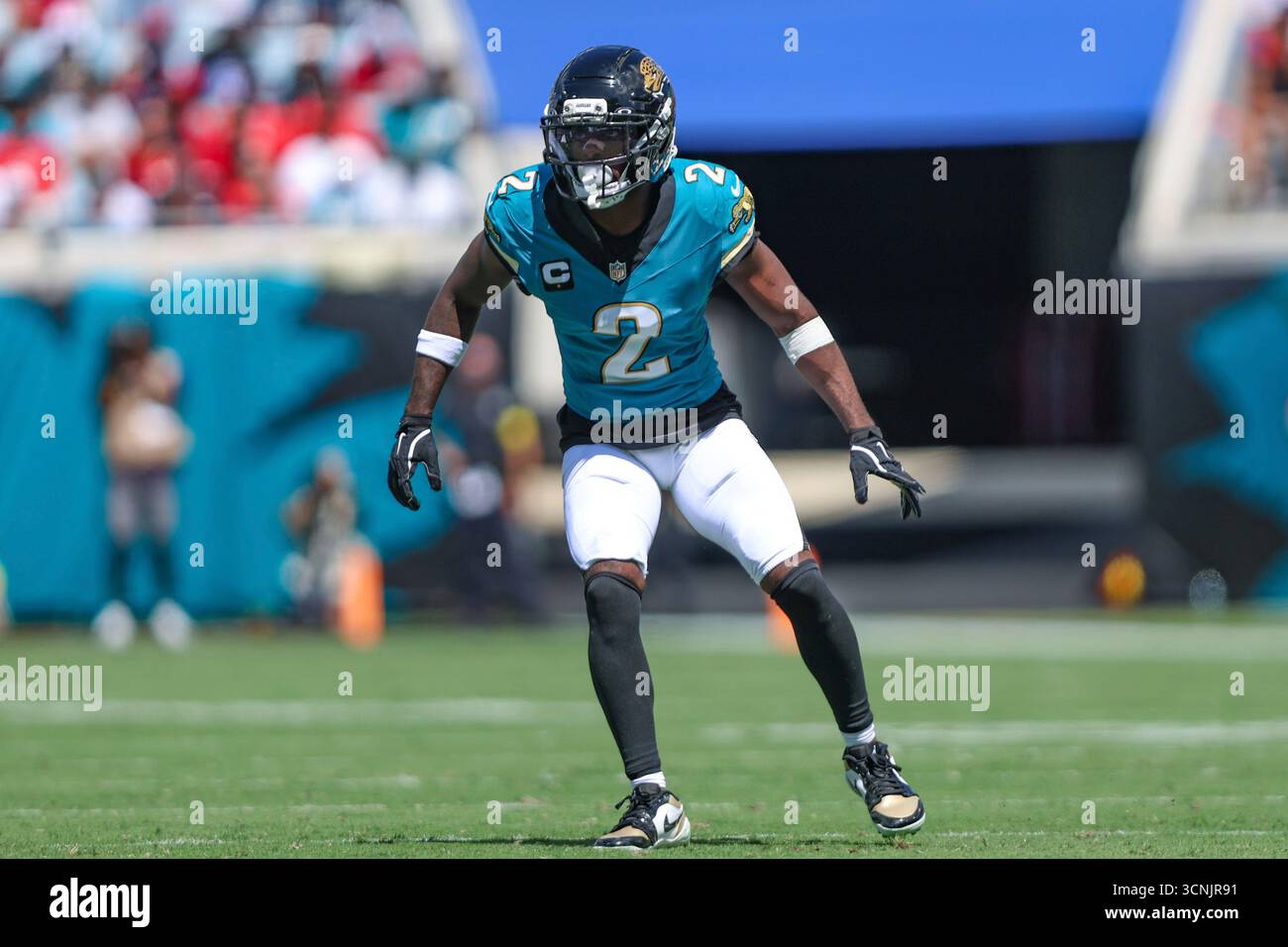 Jacksonville Jaguars cornerback Jourdan Lewis (2) in action during an ...