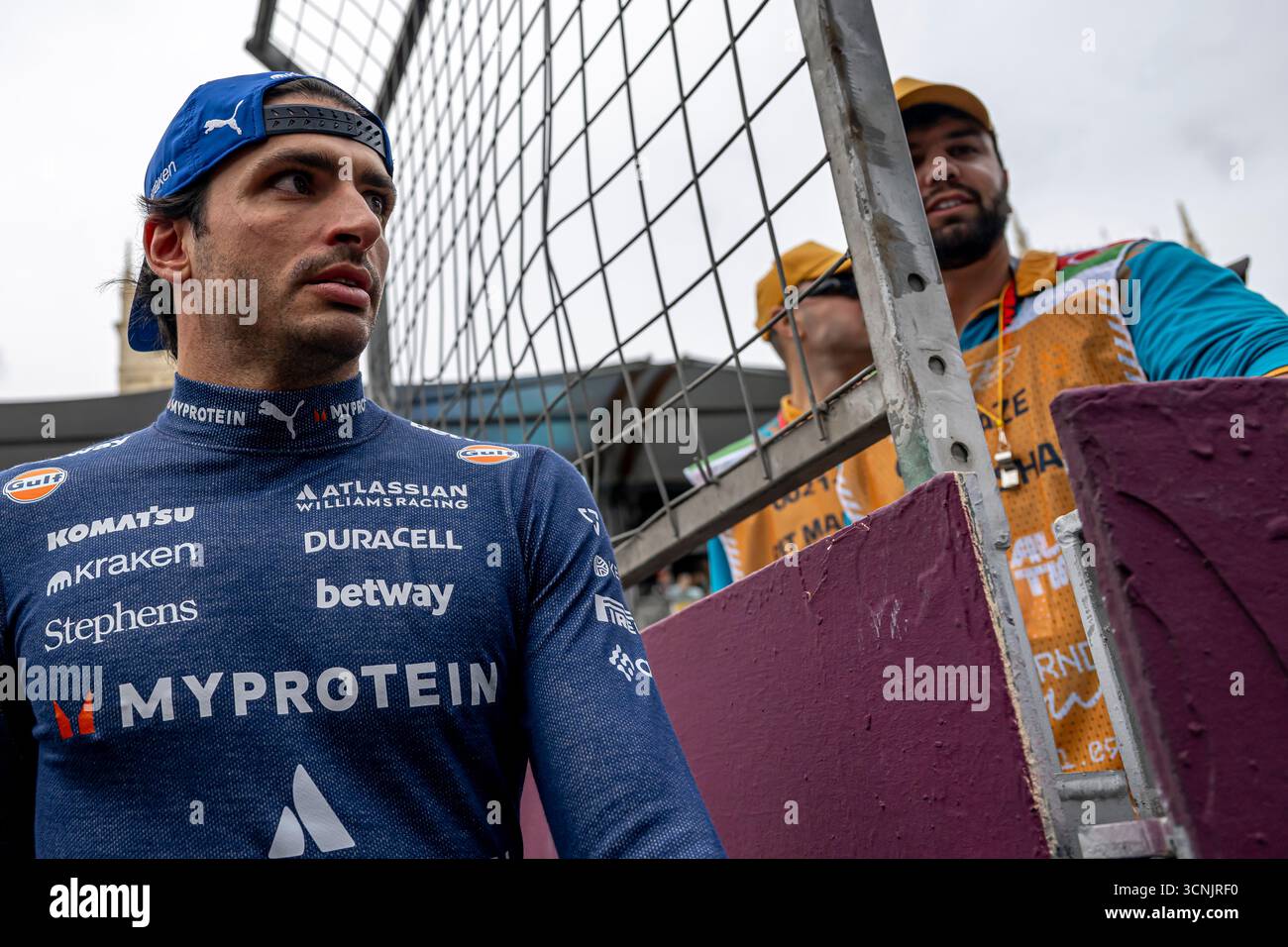 Baku, Azerbaijan, 21 Sep 2025, Carlos Sainz, from Spain competes for ...