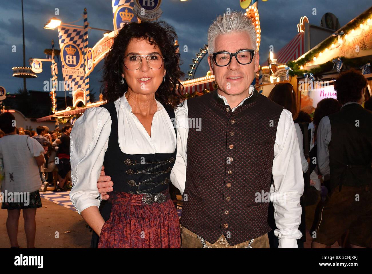 Gudrun Mittermeier and Michael Mittermeier attend the 27th Almauftrieb ...