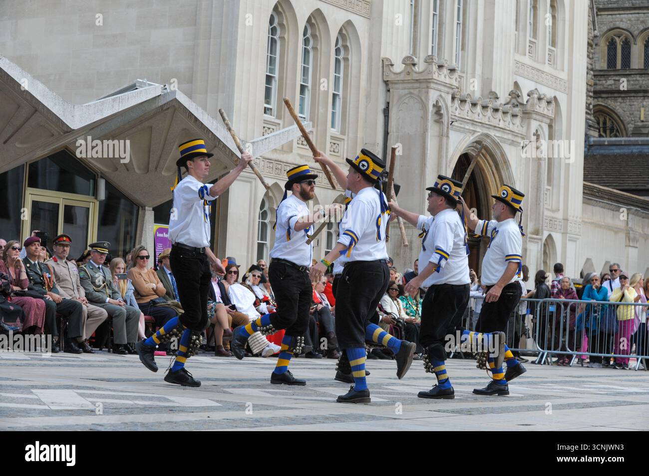 Morris Dancers from Hammersmith Morris Men performing during the the ...