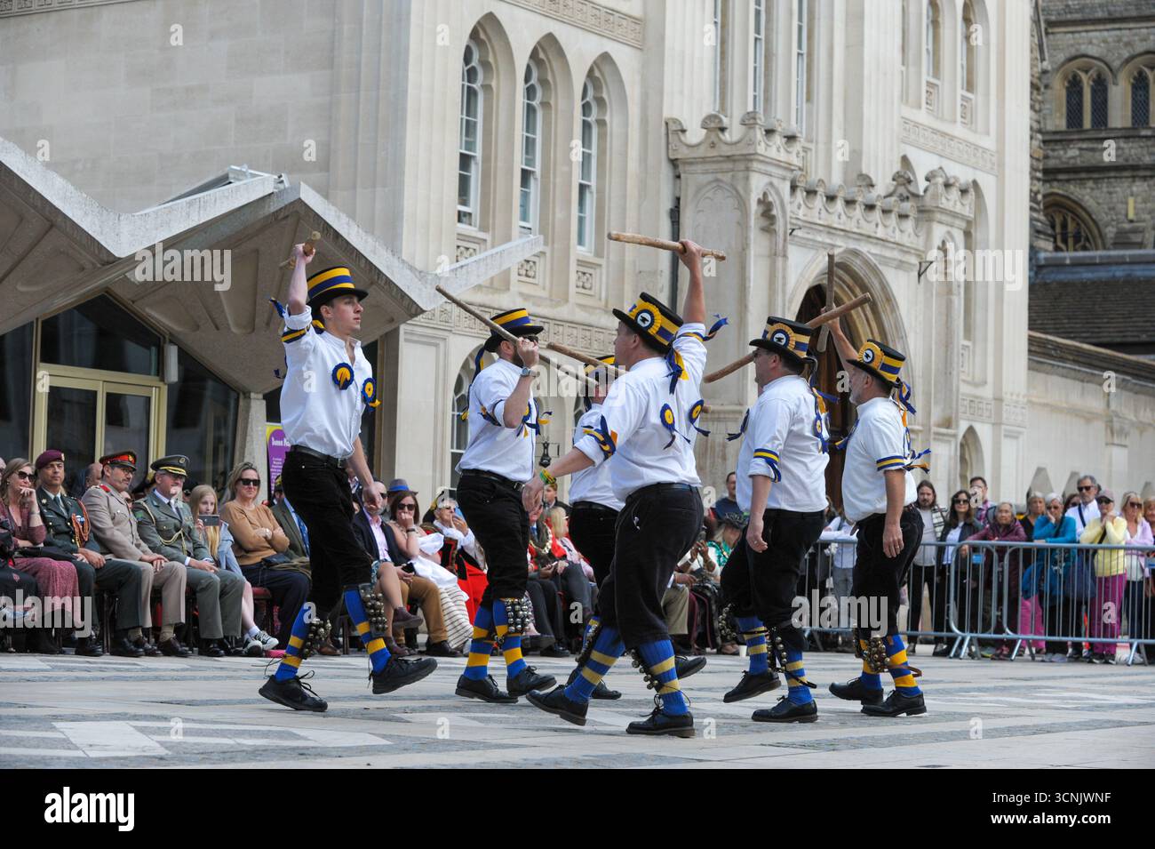 Morris Dancers from Hammersmith Morris Men performing during the the ...