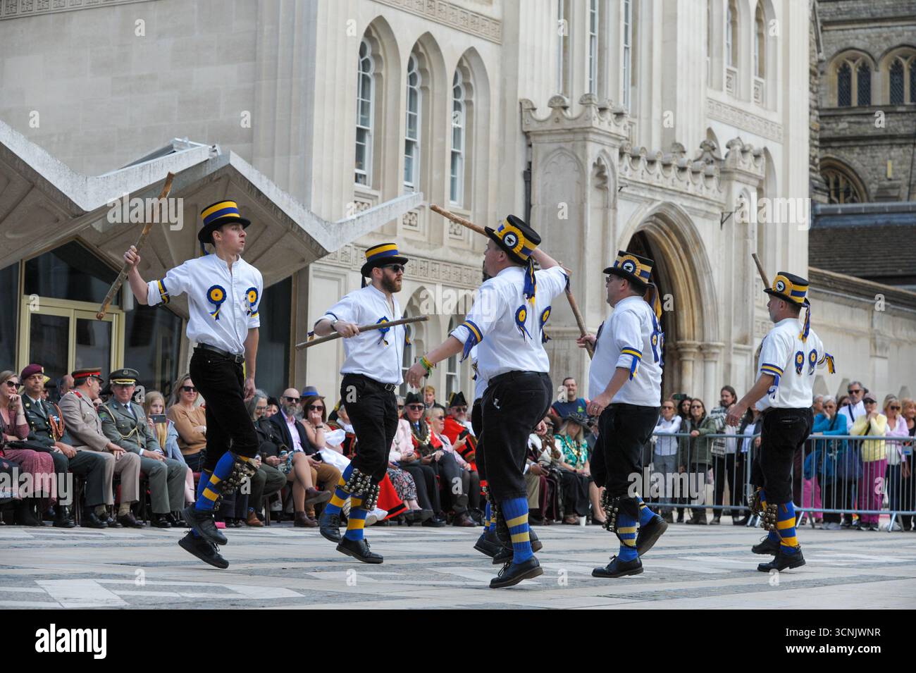 Morris Dancers from Hammersmith Morris Men performing during the the ...