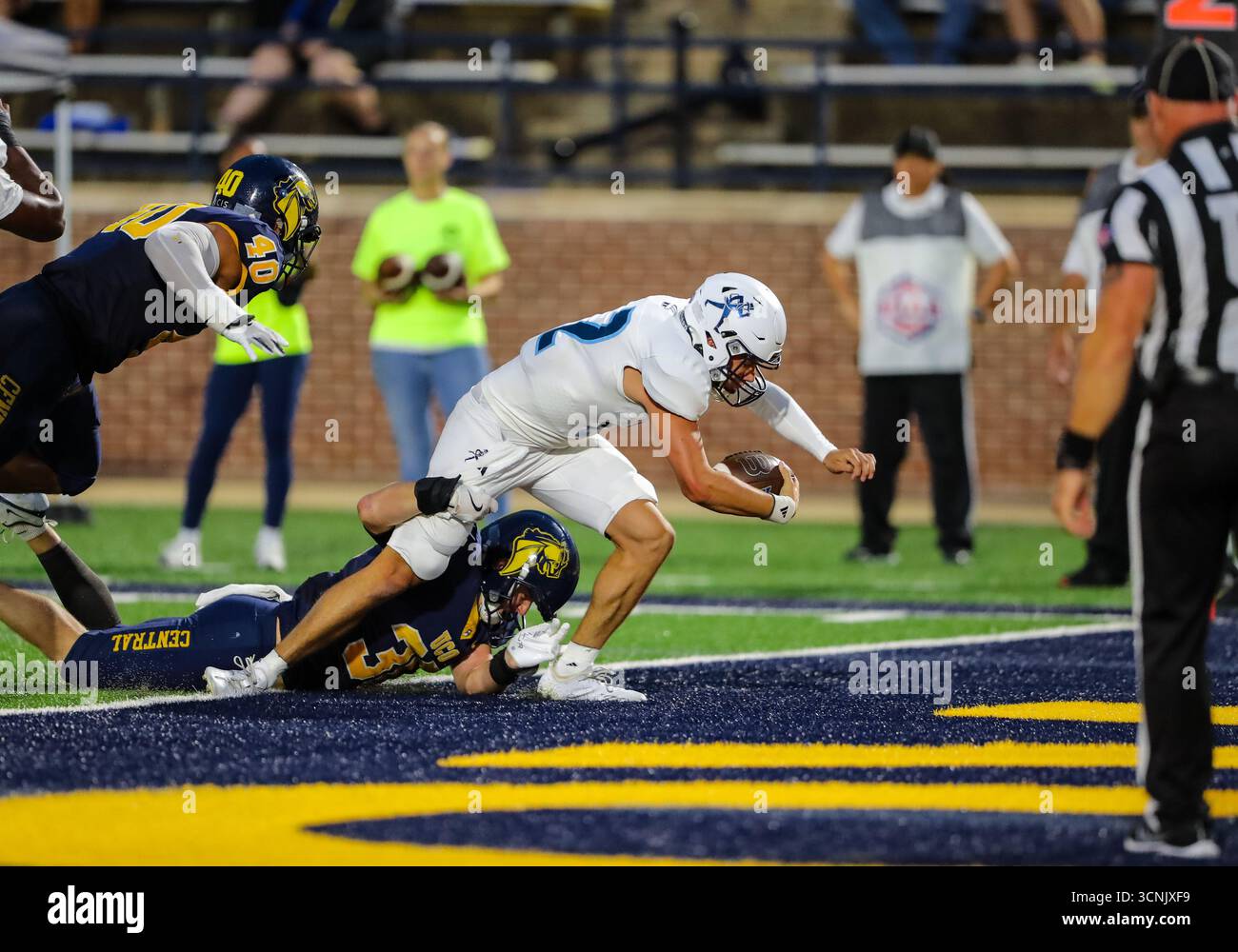 September 20, 2025:.Washburn Ichabods quarterback Keller Hurla (12 ...