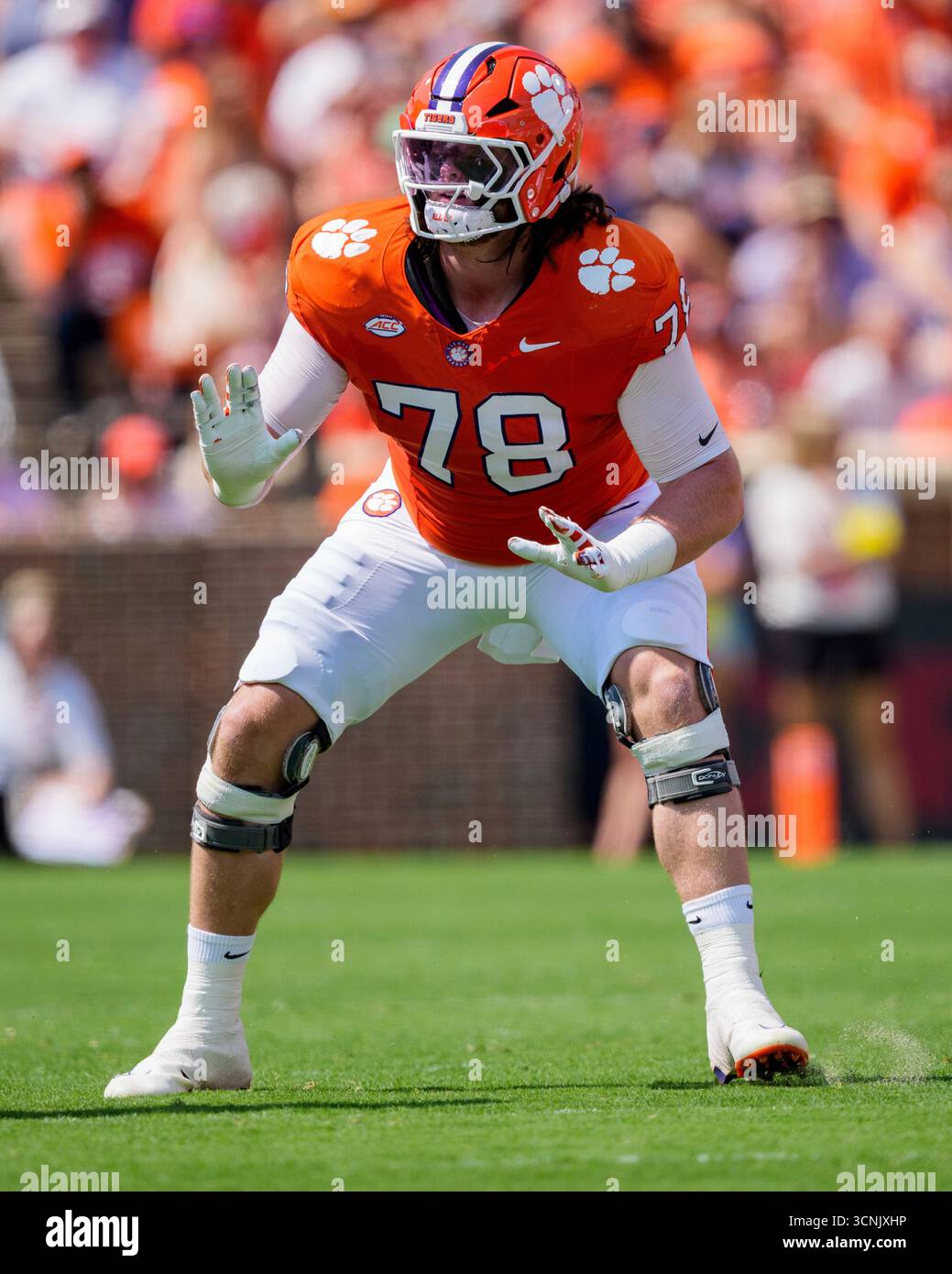 Clemson offensive lineman Blake Miller (78) plays against Syracuse in ...