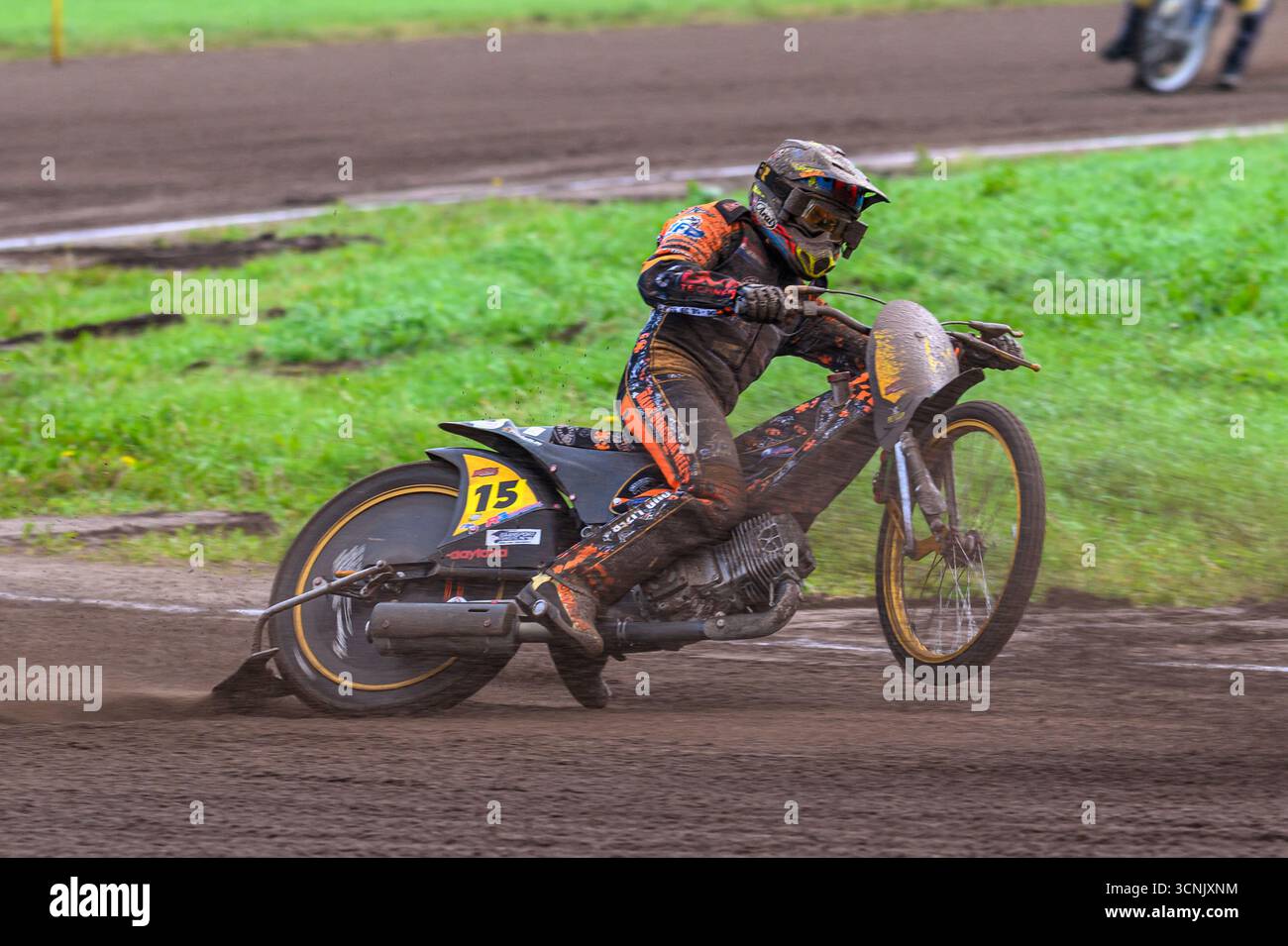 Wild Card Rider Romano Hummel (15) of The Netherlands practices during ...