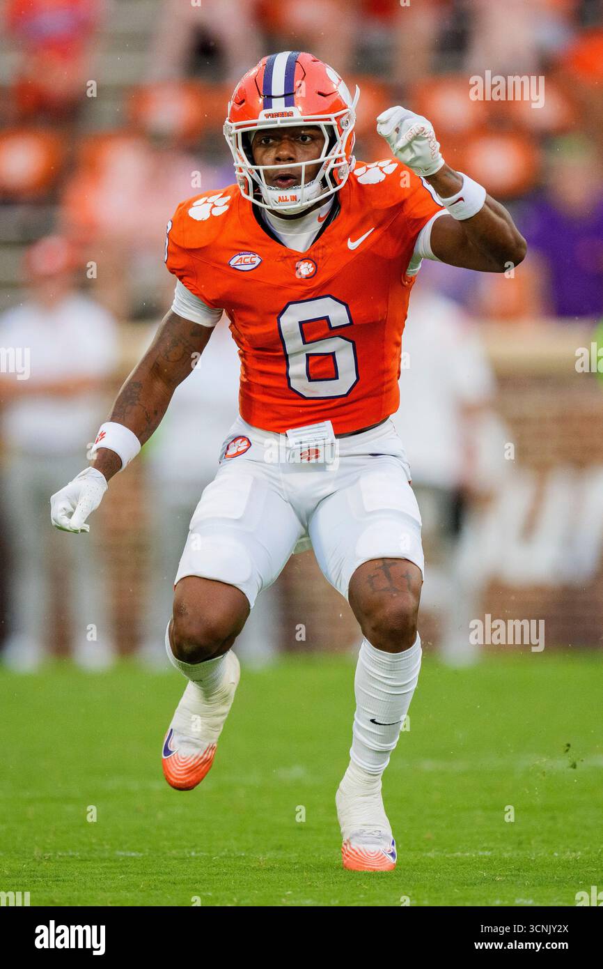 Clemson wide receiver Tyler Brown (6) plays against Syracuse in the ...