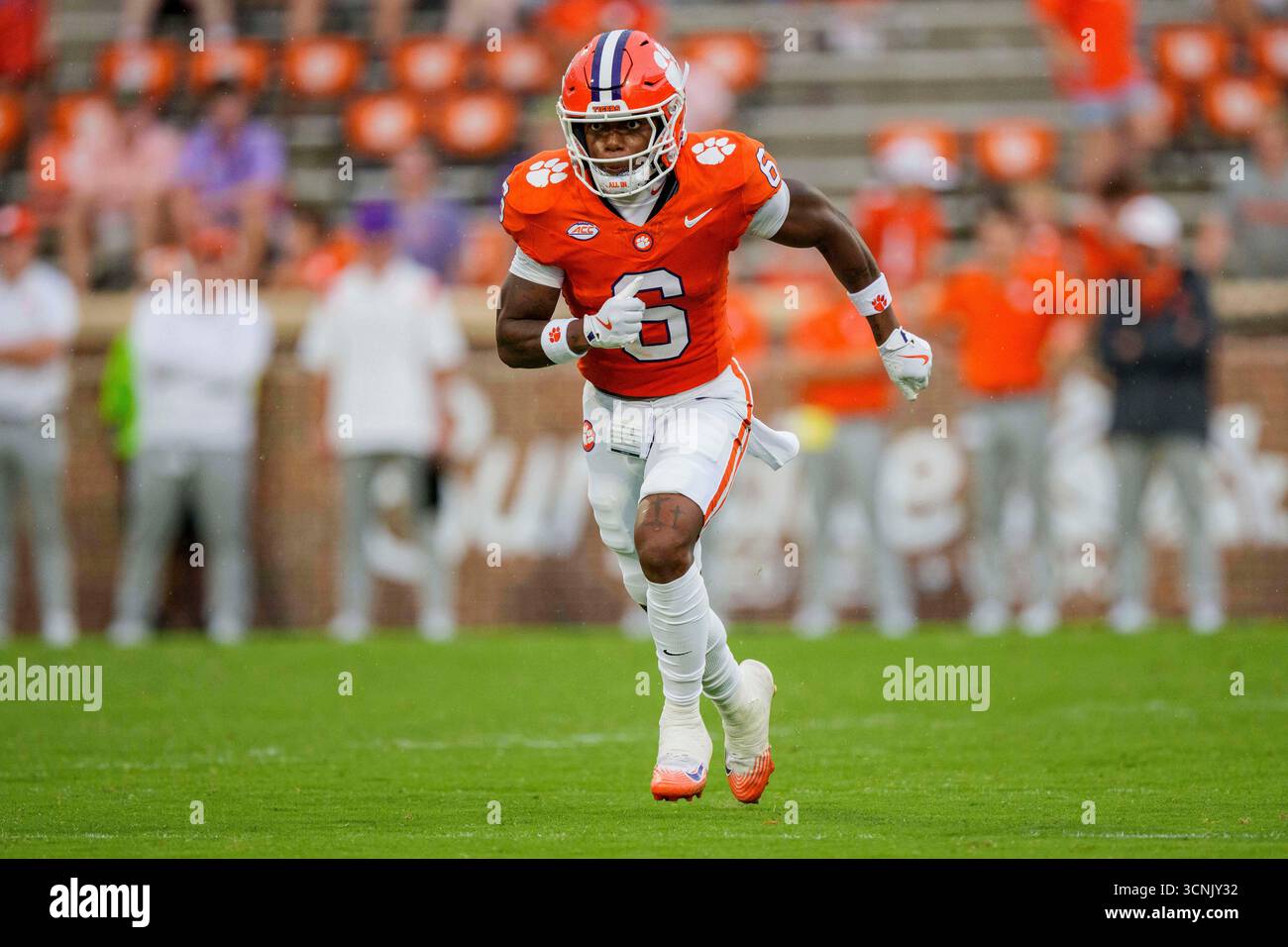 Clemson wide receiver Tyler Brown (6) plays against Syracuse in the ...
