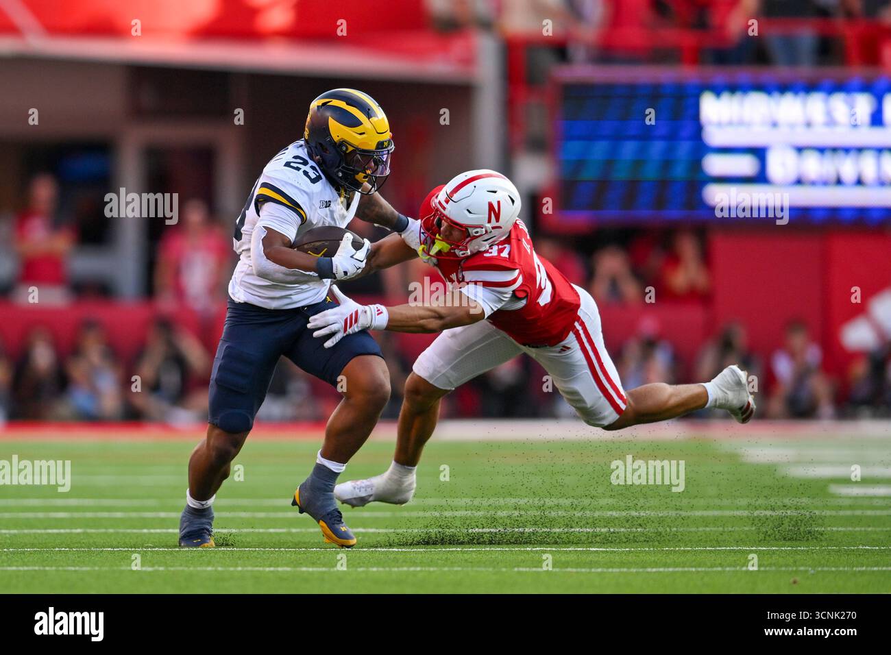 September 20, 2025: Michigan running back Jordan Marshall (23) runs the ...