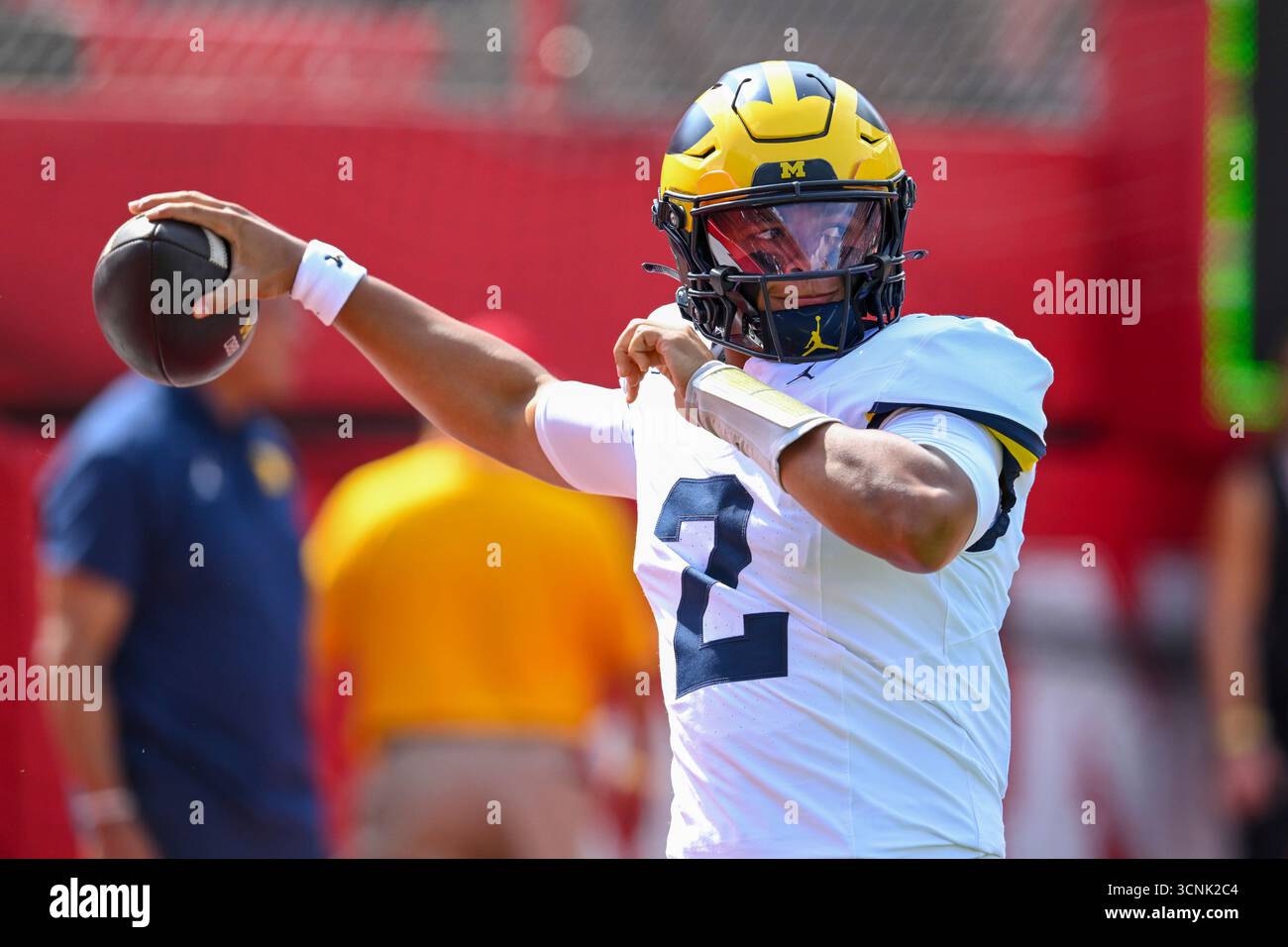 September 20, 2025: Michigan quarterback Jadyn Davis (2) before the ...