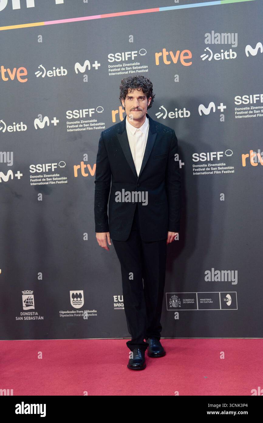 Louis Garrel attended 'Couture' Red Carpet during 73rd San Sebastian ...