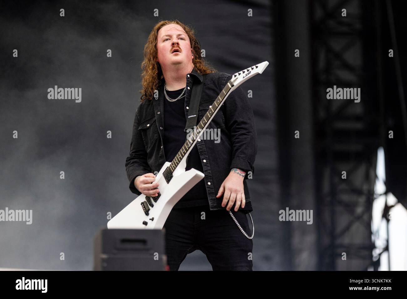 Cody Quistad of Wage War performs during Louder Than Life music ...