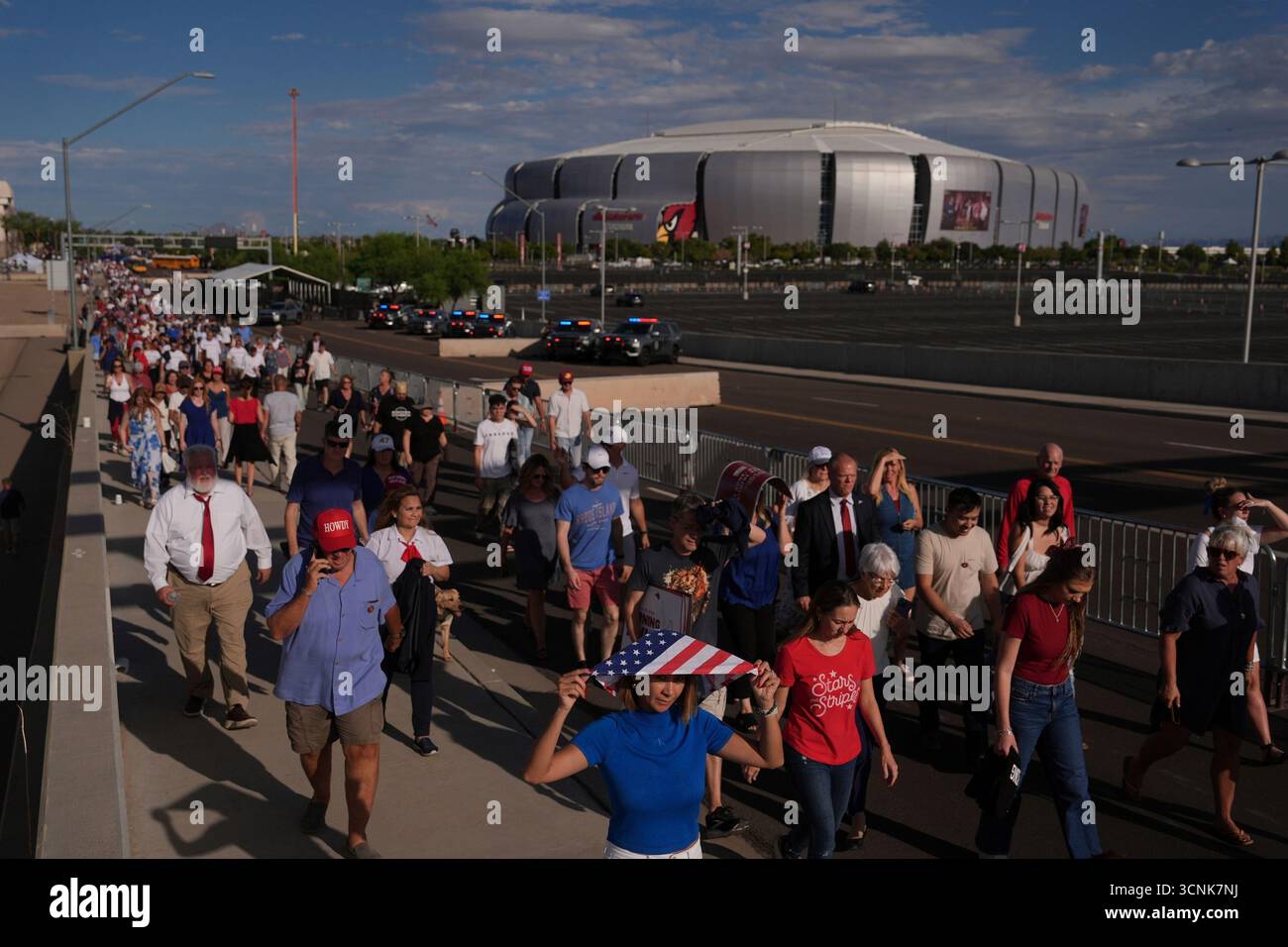 People leave the memorial for conservative activist Charlie Kirk ...