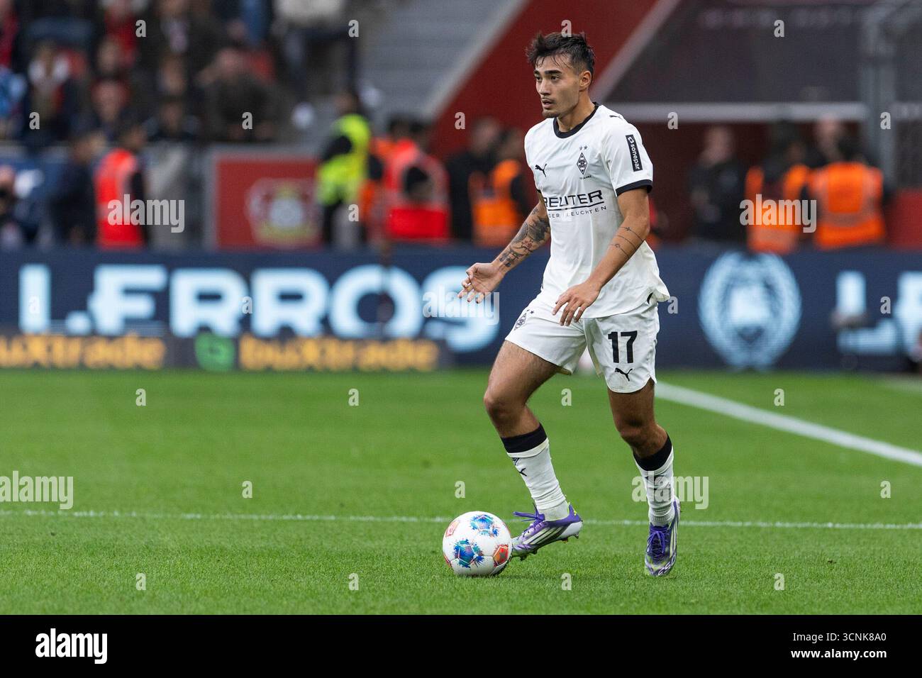 Jens Castrop (Borussia M?nchengladbach, 17). Bundesliga, Bayer 04 Leverkusen - Borussia M ...