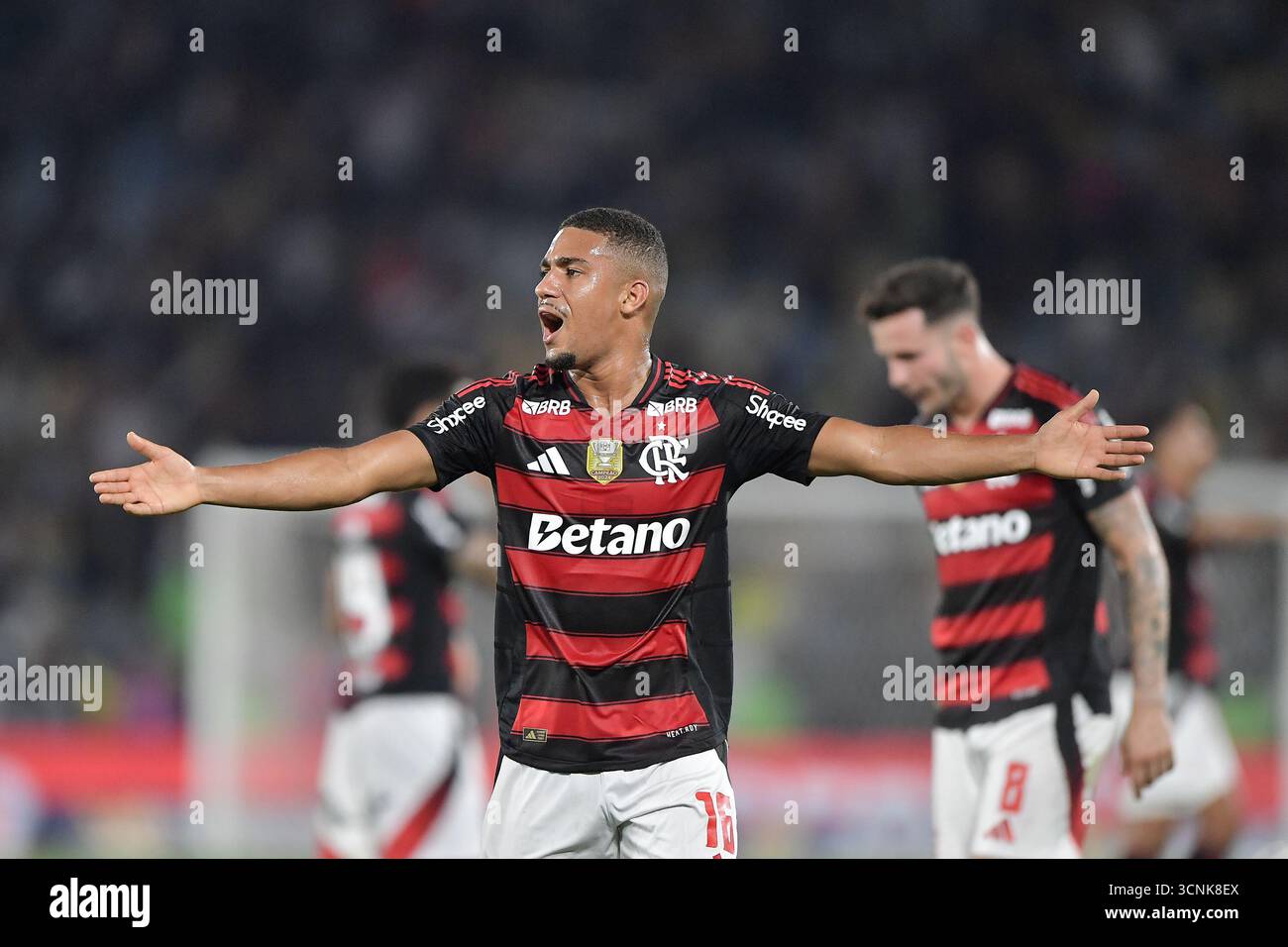 RJ - RIO DE JANEIRO - 09/21/2025 - BRAZILIAN A 2025, FLAMENGO x VASCO - Samuel Lino, Flamengo ...