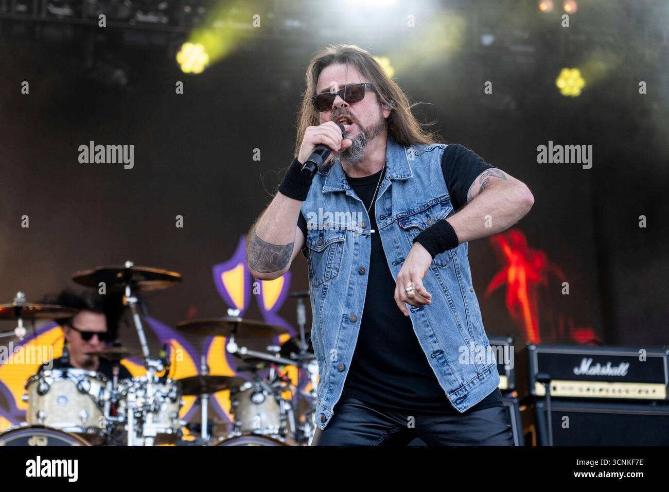 Todd La Torre of Queensryche performs during Louder Than Life music ...