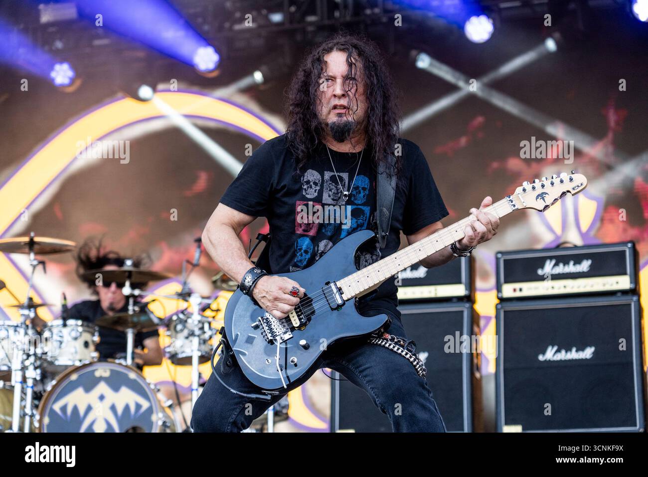 Michael Wilton of Queensryche performs during Louder Than Life music ...