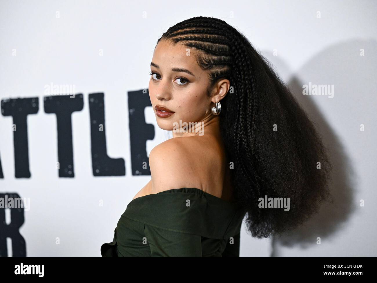 Chase Infiniti attends a special screening of "One Battle After Another ...