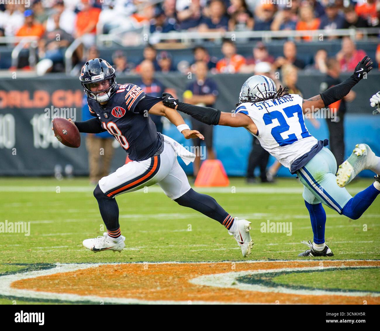 September 21, 2025: Chicago Bears Quarterback Caleb Williams (18) is ...