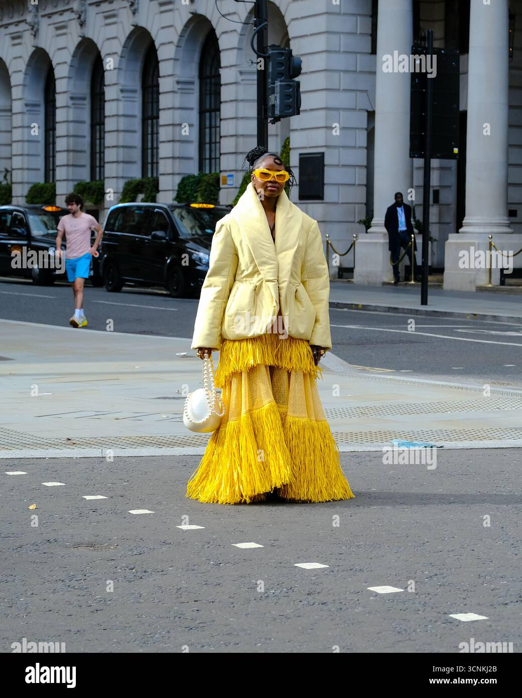 London, UK. 21st September, 2025. Guests outside the simone Rocha ...