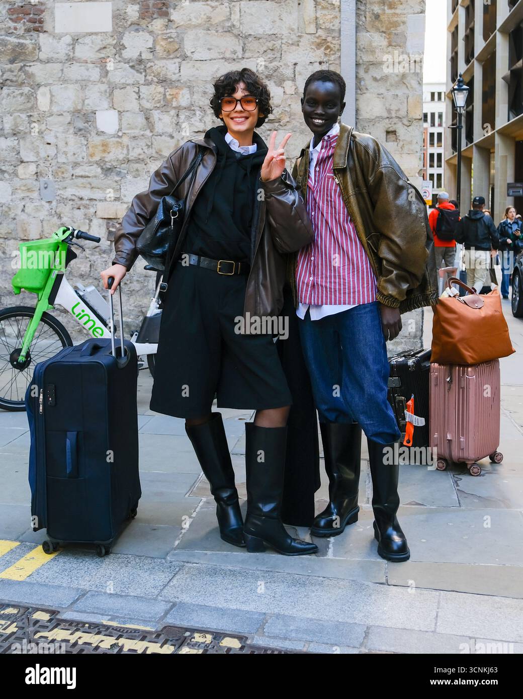 London, UK. 21st September, 2025. Guests outside the simone Rocha ...