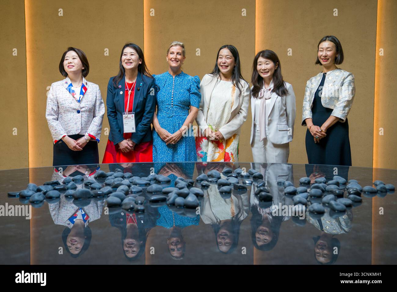 The Duchess of Edinburgh at the Women's Pavilion during a visit to ...