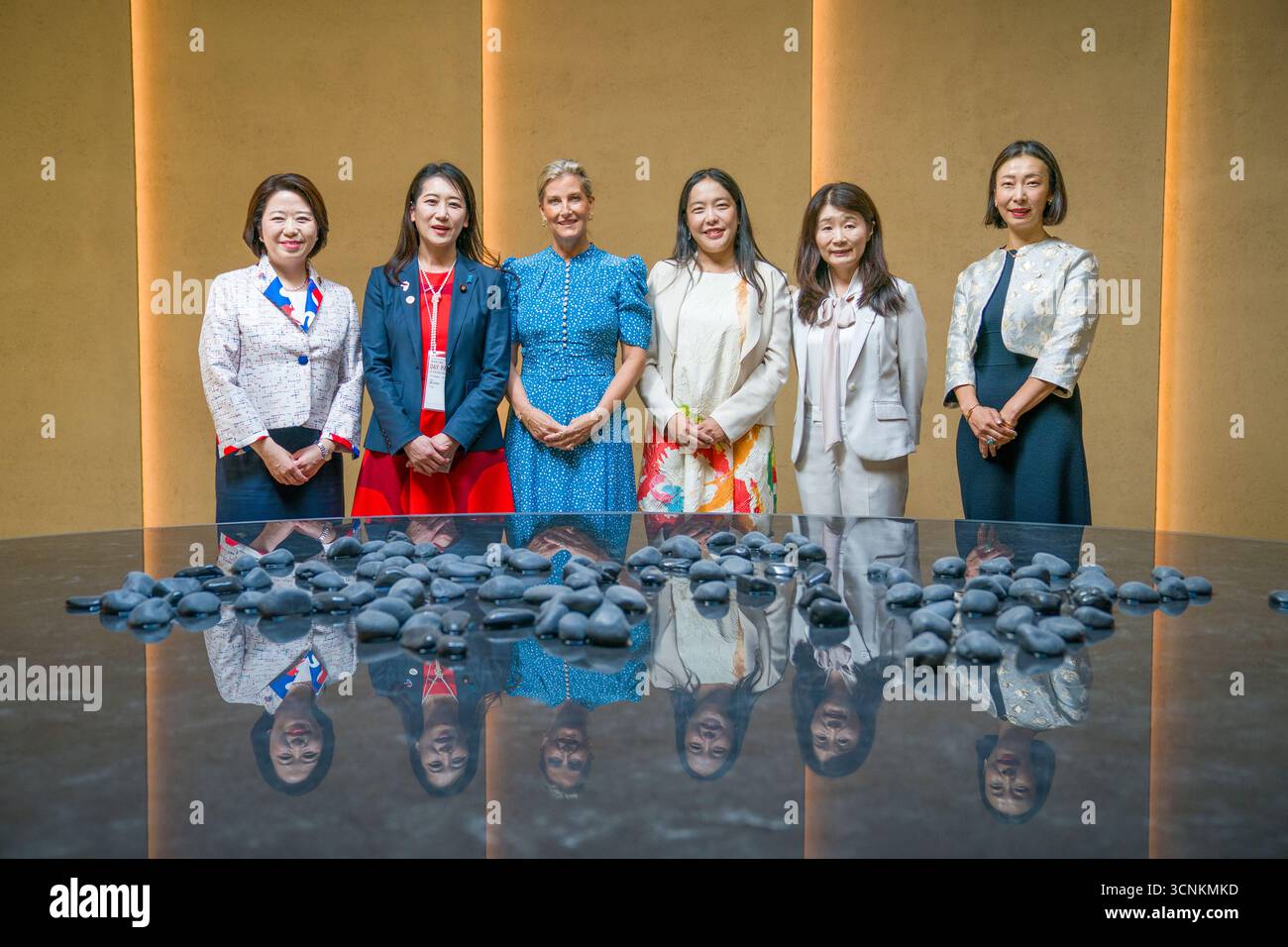 The Duchess of Edinburgh at the Women's Pavilion during a visit to ...