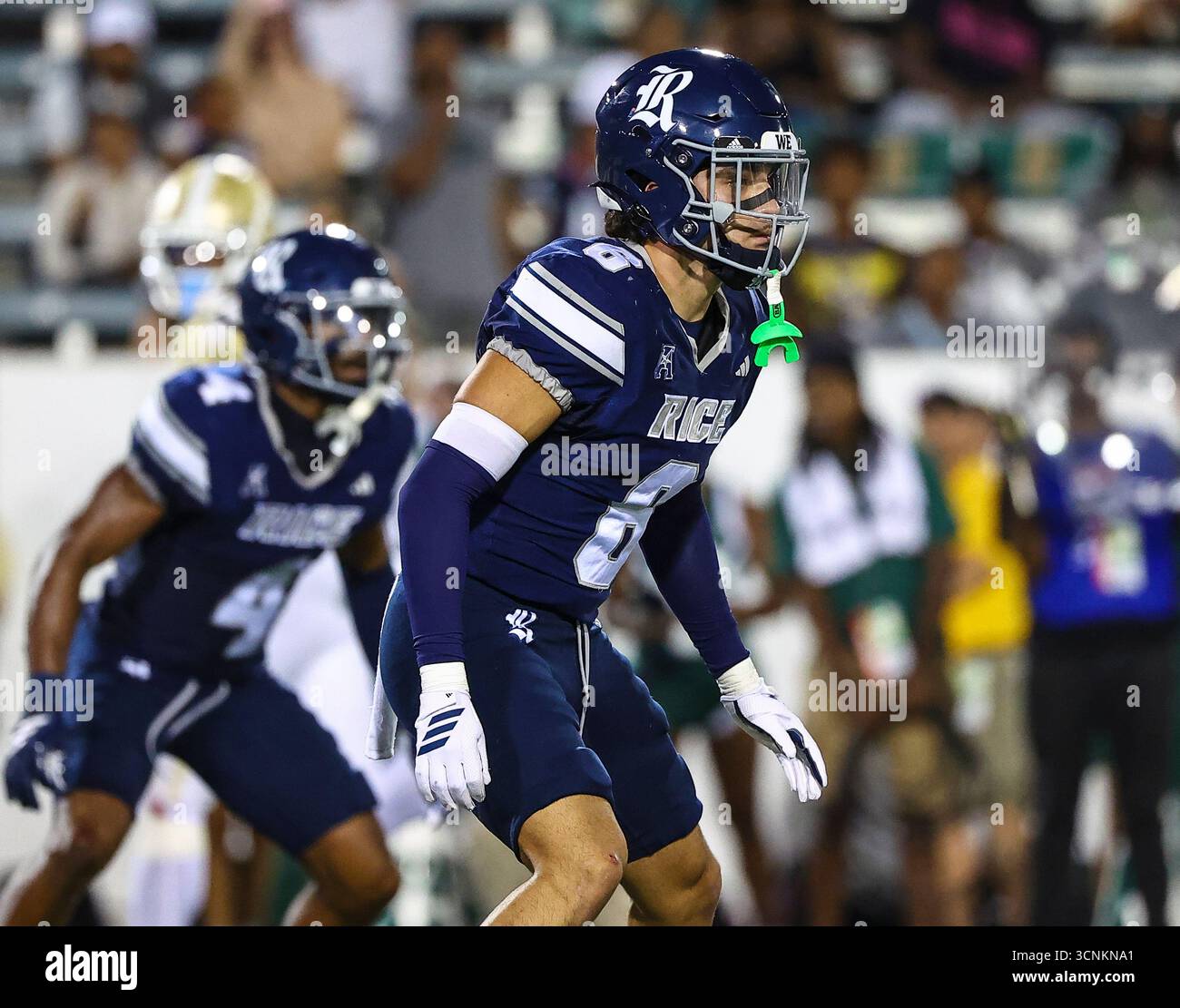 September 18, 2025: Rice University defensive back Jo Chavez (6). NCAA ...