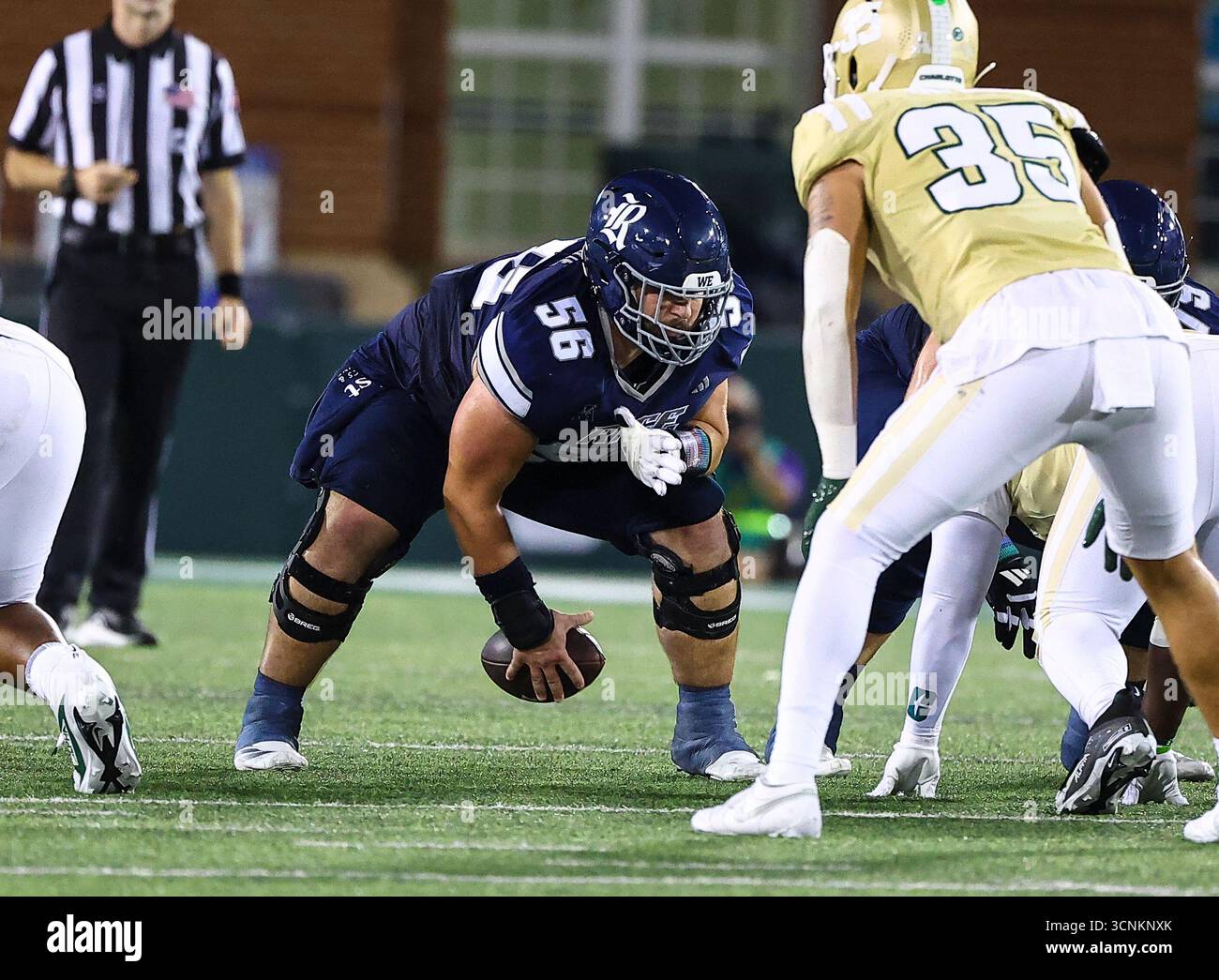 September 18,2025: Rice University offensive lineman Nate Bledsoe (56 ...