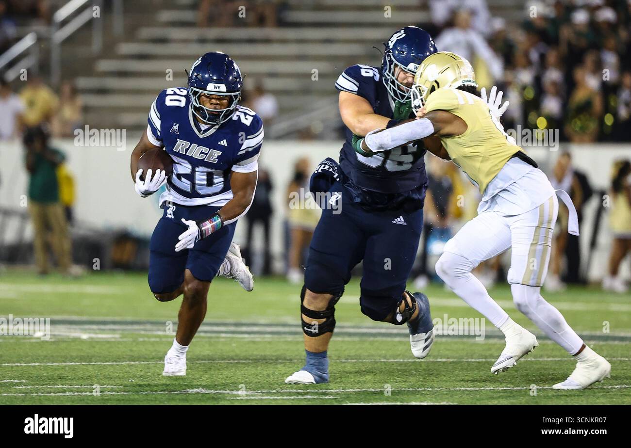September 18,2025: Rice University offensive lineman Nate Bledsoe (56 ...