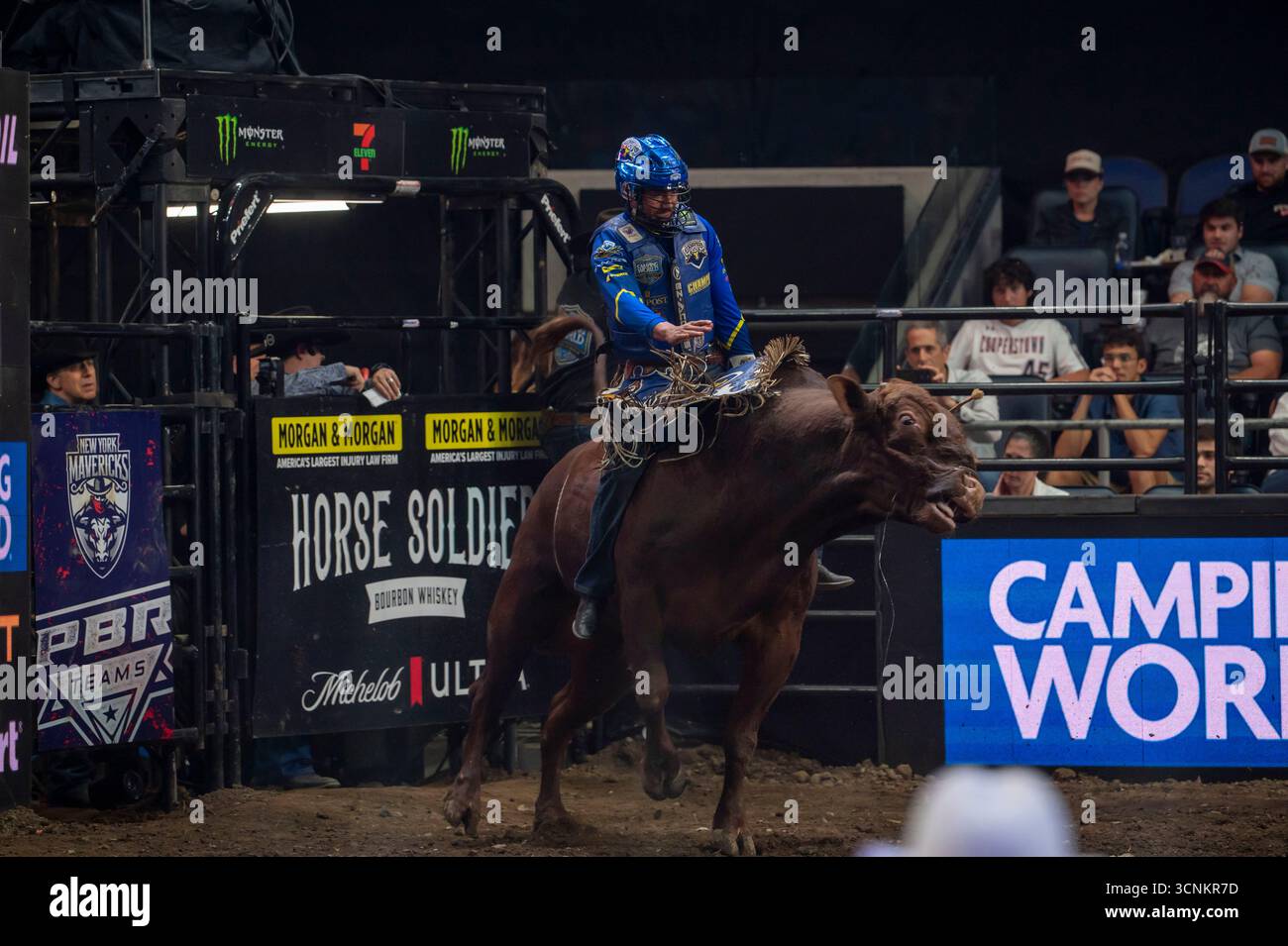 Nashville Stampede's Cody Jesus rides Velvet Revolver in game 8 during ...