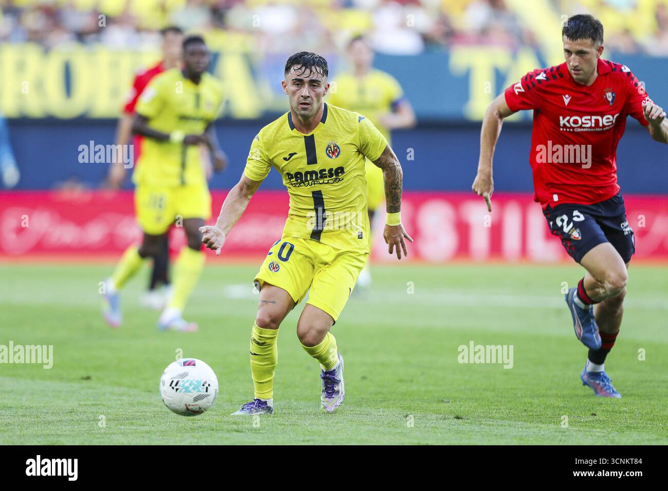 Alberto Moleiro of Villarreal during the Spanish championship La Liga ...