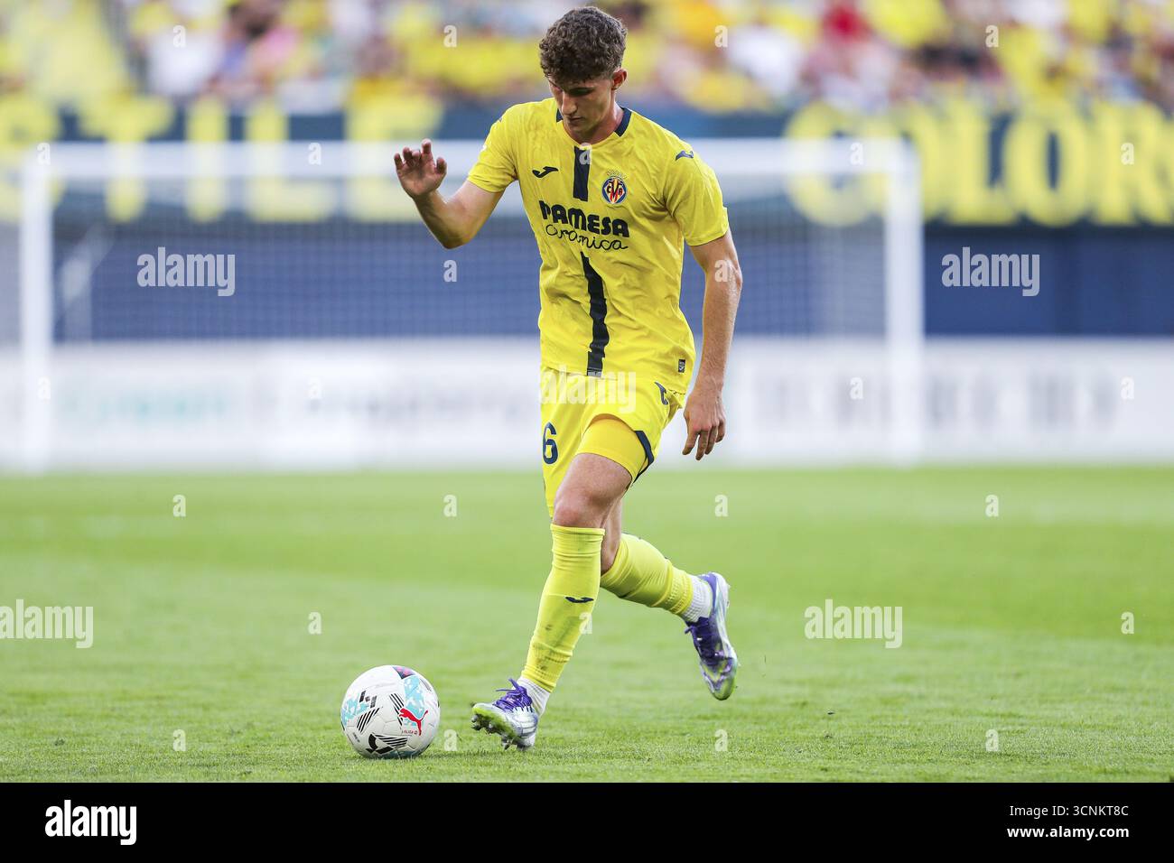 Pau Navarro of Villarreal during the Spanish championship La Liga ...