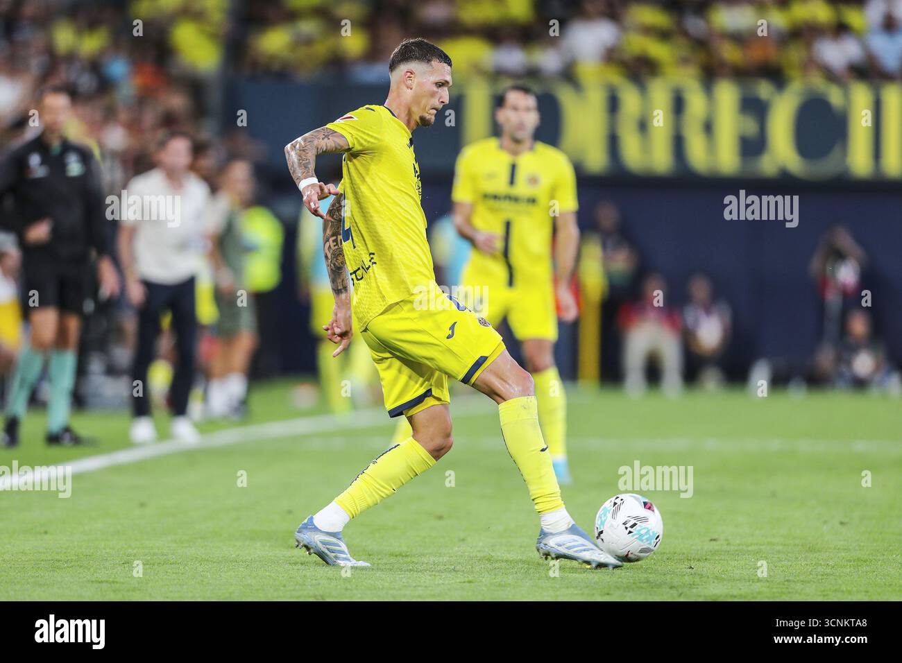 Rafa Marin of Villarreal during the Spanish championship La Liga ...