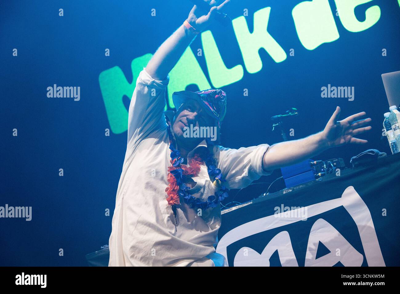 The Danish rap group Malk de Koijn performs a live concert at Poolen in ...